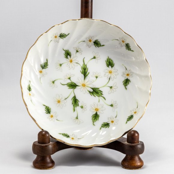 Lefton | Kitchen | Vintage Hand Painted China Daisy Flowers Gold Trim ...